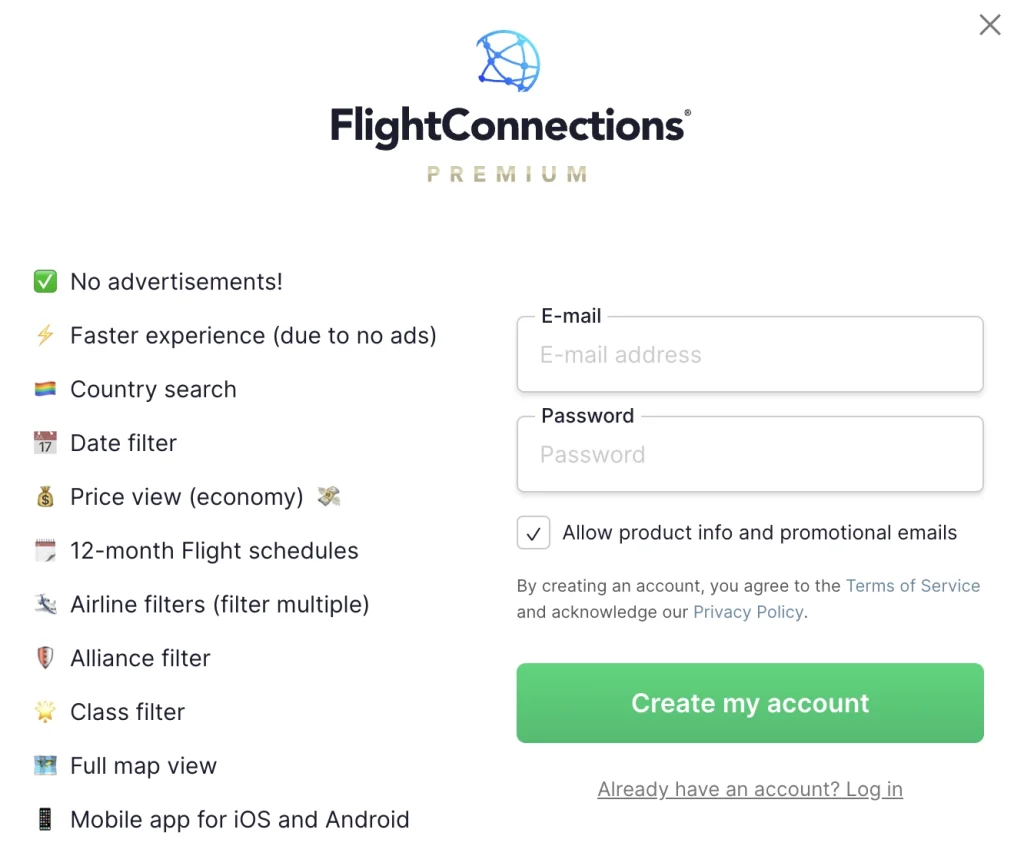 FlightConnections: The Easiest Way To Check Flight Routes (2024) | AirLapse